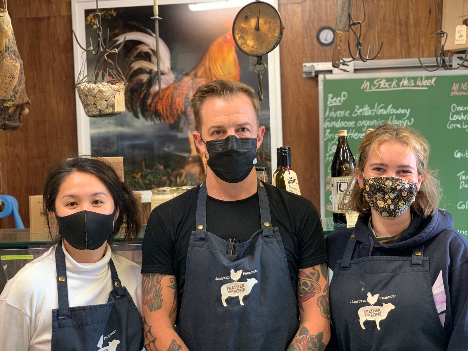Update on face masks at the butchery – Feather and Bone Butchery