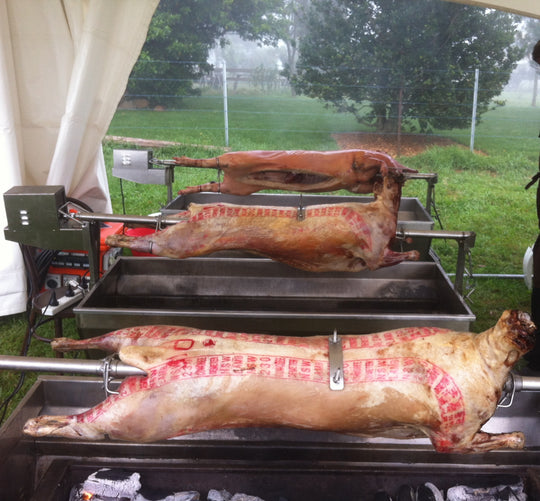 Hire a Spit for Your Next Event - Feather and Bone Butchery