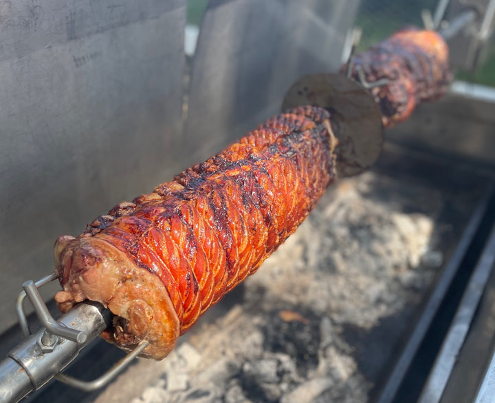 Hire a Spit for Your Next Event - Feather and Bone Butchery